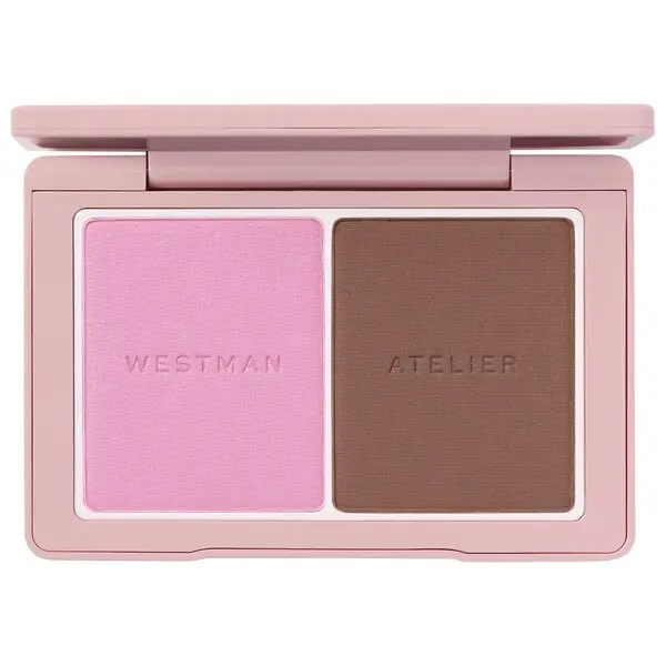 WESTMAN ATELIER Baby Cheeks + Face Trace Sculpting Powder Duo - Tulle & Truffle